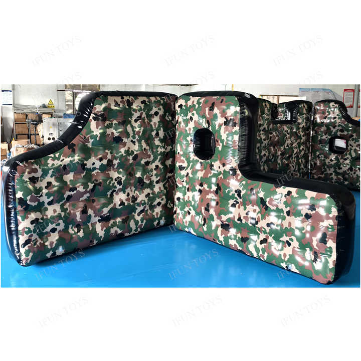 Cheap Camouflage Paintball Bunker Inflatable Wall Bunker Inflatable ...