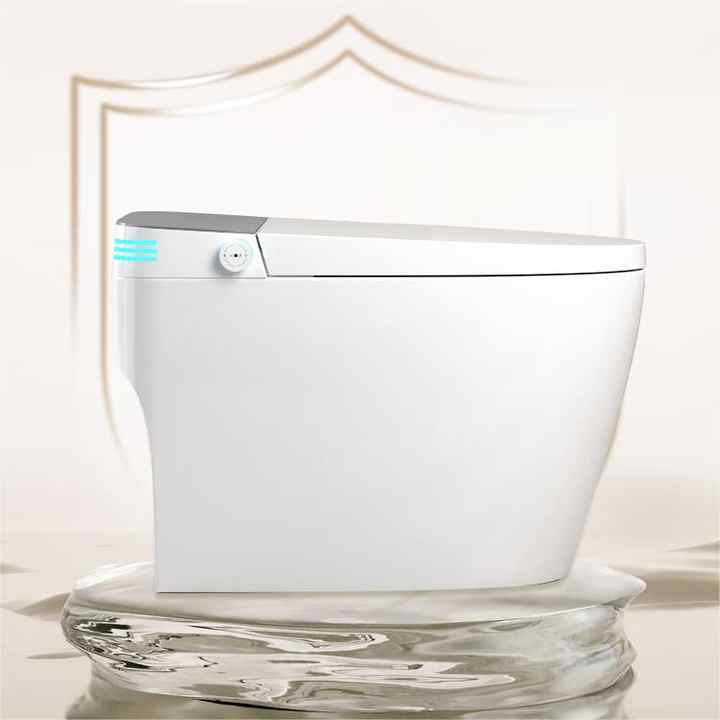 Smart Toilet with Automatic Lid, Heated Seat & Bidet