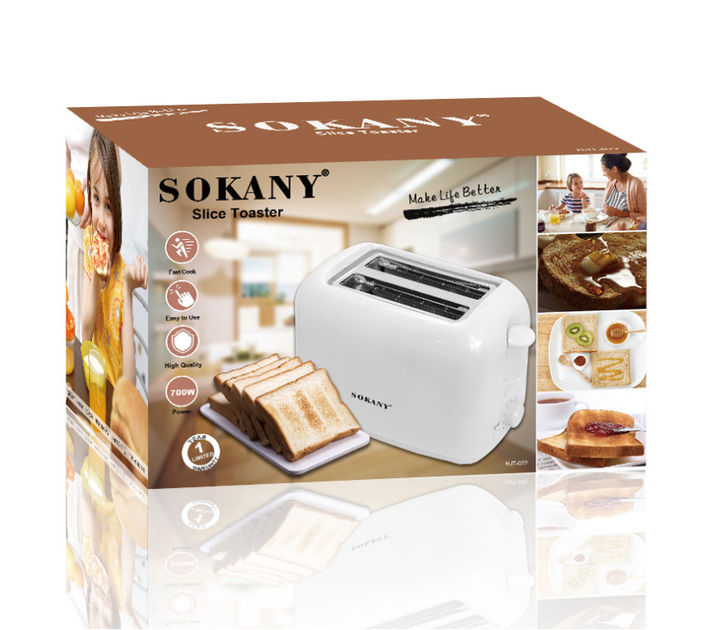 Sokany 022 Household Automatic Toaster - China Bread Toaster