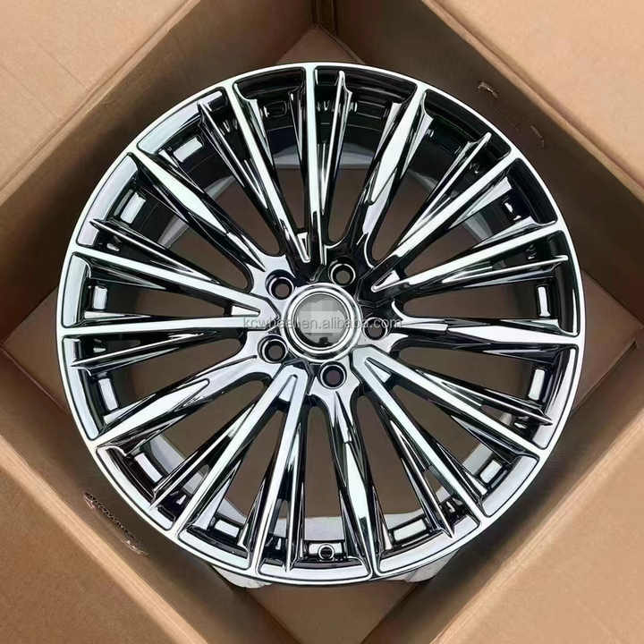 17-20 Inch Black Chrome Passenger Car Wheels 5 Hole PCD 19 Inch ...