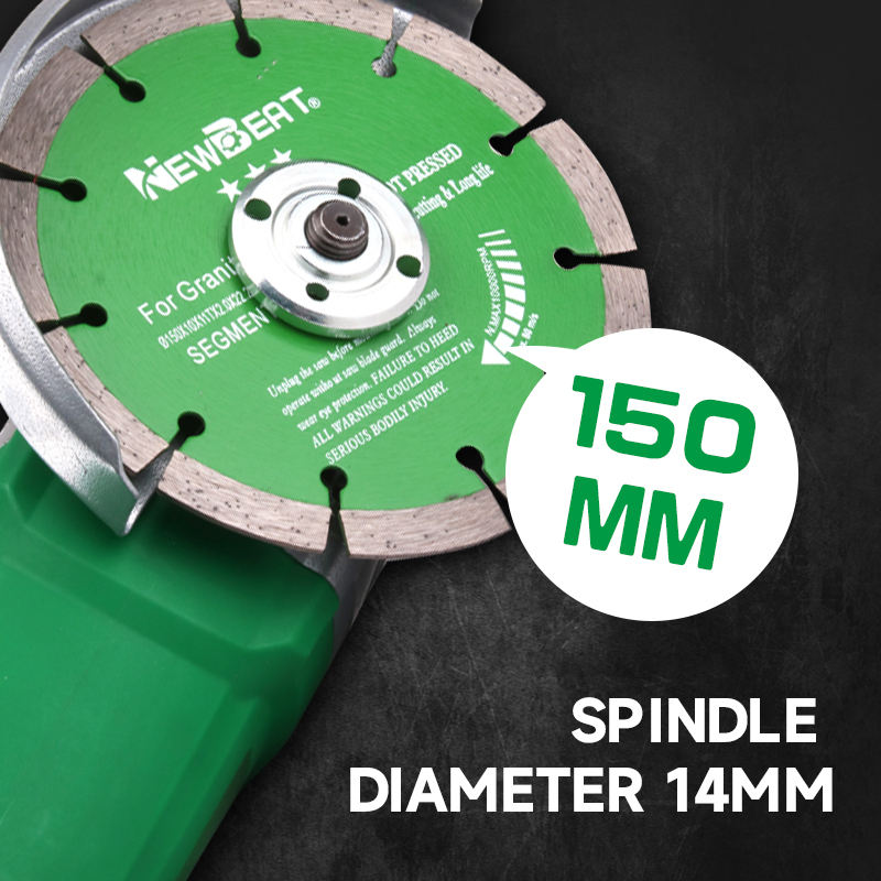 NewBeat 6" Electric Angle Grinder NBT-AG-150A for Heavy Duty Cutting ...
