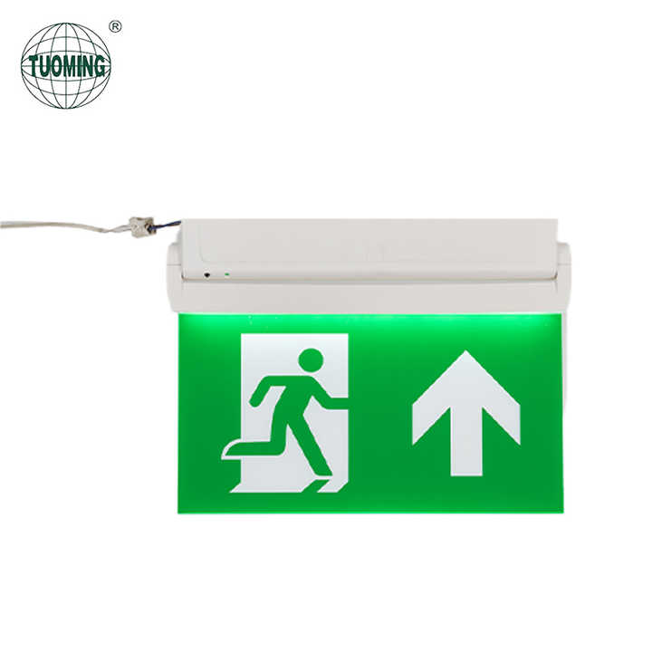 Tuoming Fire Rechargeable Door Led Emerg Light Emergency Exit Sign ...