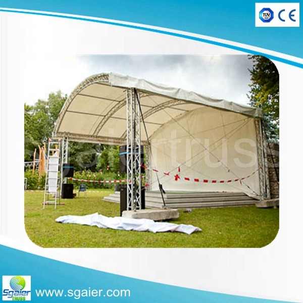 Curved Arc Roof Canopy Aluminum Frame Truss Structure Event Truss ...