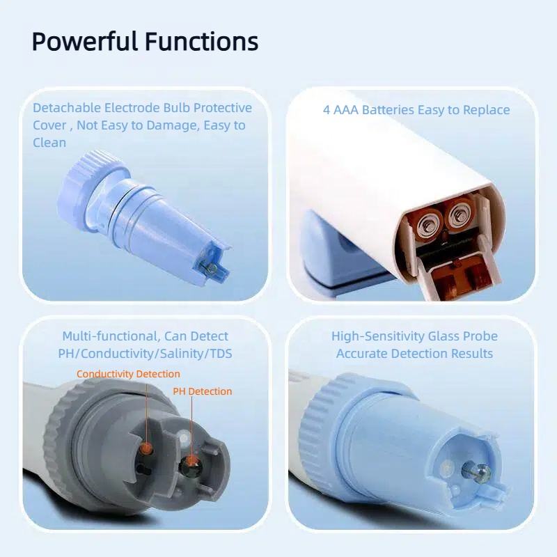 High Precision ORP Water Quality Testing Pen Auto. Temp. Compensation ...