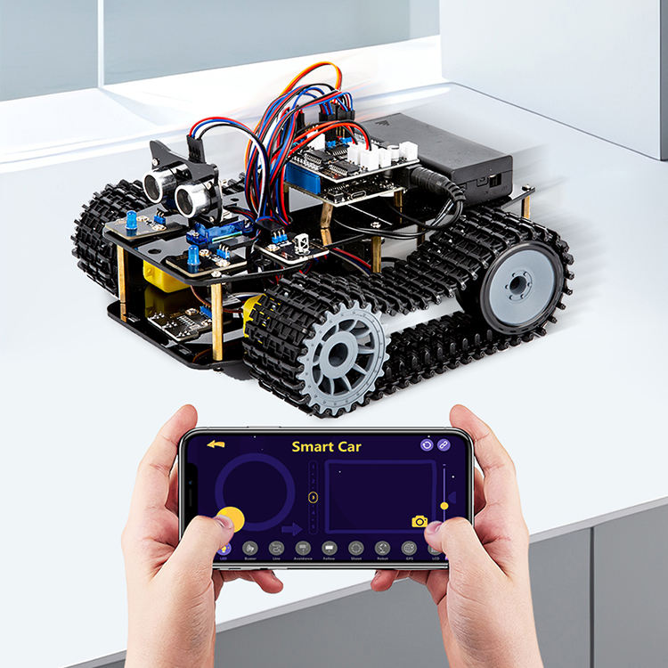 ACEBOTT NEW Stem Education Tank Robot Car Set School Children DIY ...