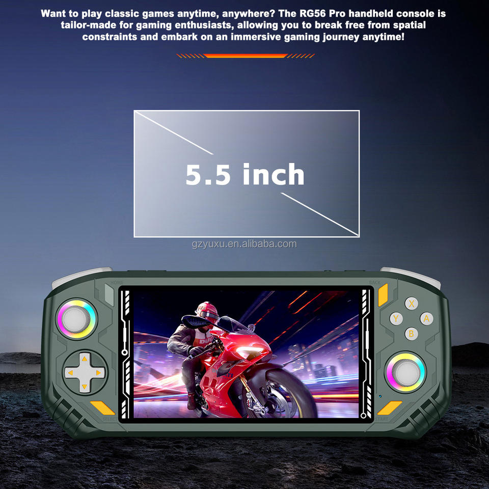 RG56PRO EmuELEC System Handheld Retro Game Console Dual Joysticks HD ...