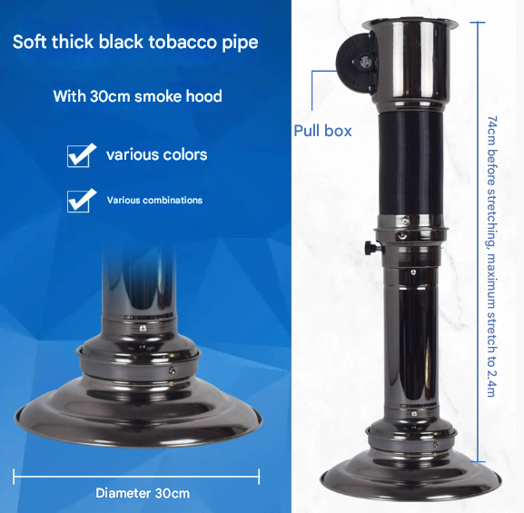 Barbecue Hot Pot Restaurant Exhaust Equipment Telescopic Commercial ...