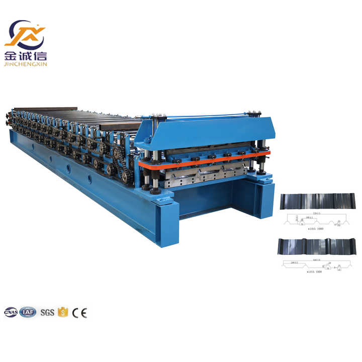 Double Layer Roof Glazed Tile Corrugated Trapezoidal IBR Tr4 Tr5 Metal Sheet Roof Panel Roll ...