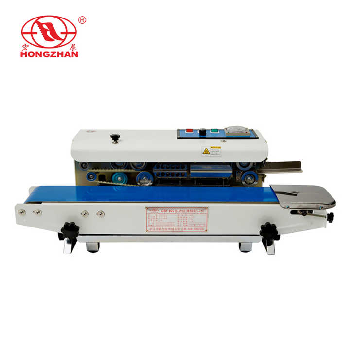 DBF-900 Horizontal Continuous Pack Seal Machine Plastic Bag Band ...