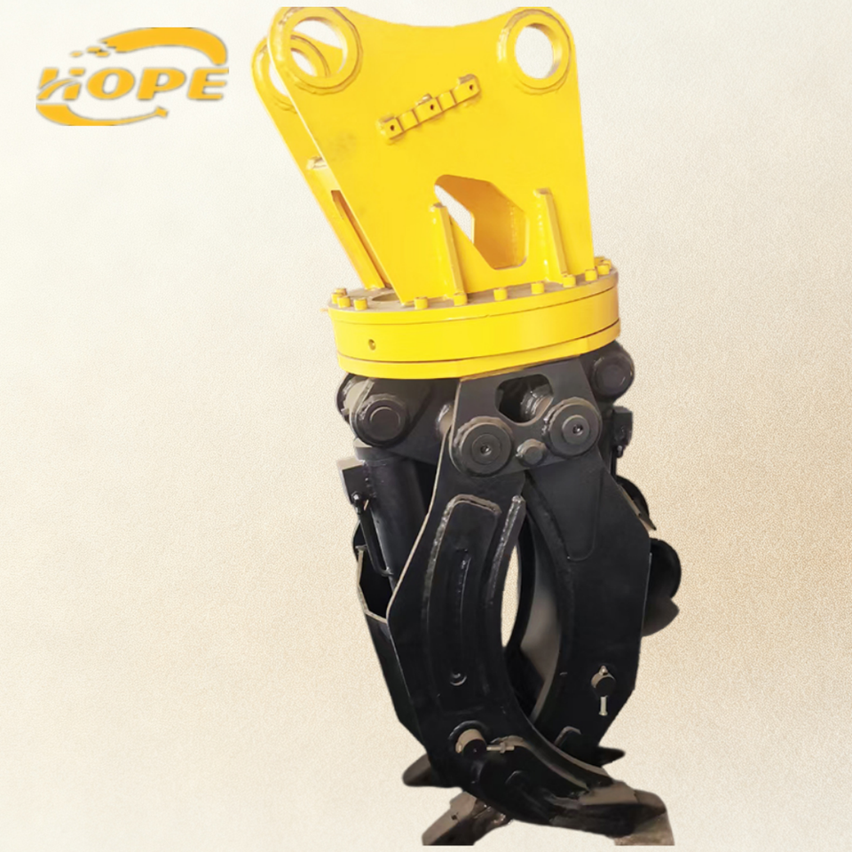 HOPE Excavator Hydraulic Log Grapple with 360 Degree Rotation System ...