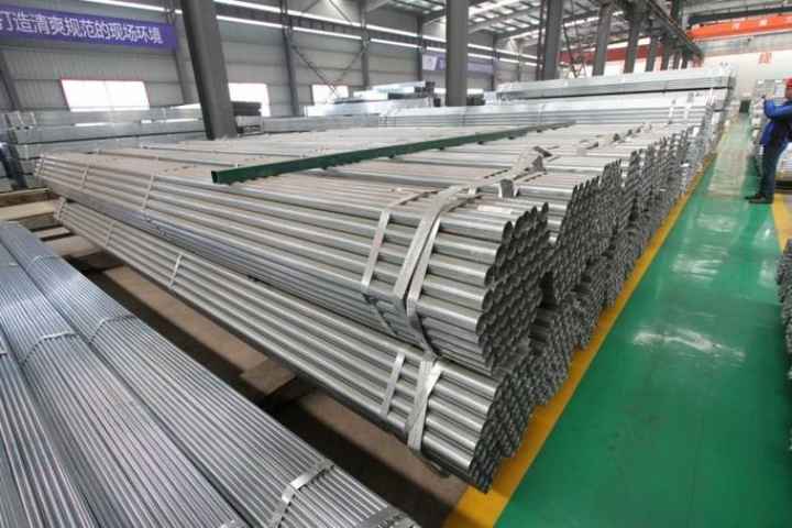 BS1387 Structure Plain End Galvanized Steel Pipe for Scaffold System ...