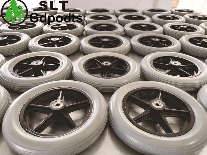 8 Inch Wheelchair Front Wheels - Durable Polyurethane Foam