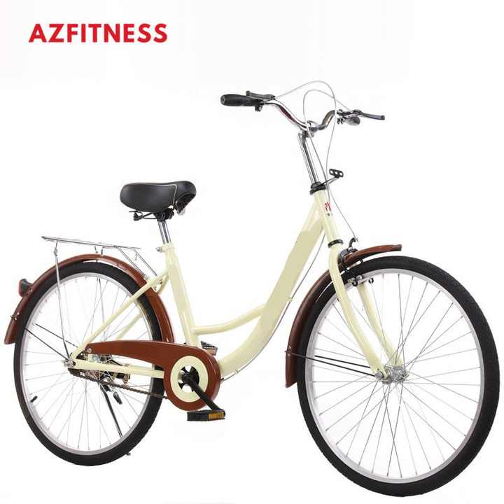 26 Inch Single Speed City Bike - Classic Touring Retro