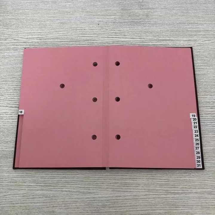 Office Custom Printed Inner Sheet Signature Book Meeting PVC Hardcover ...