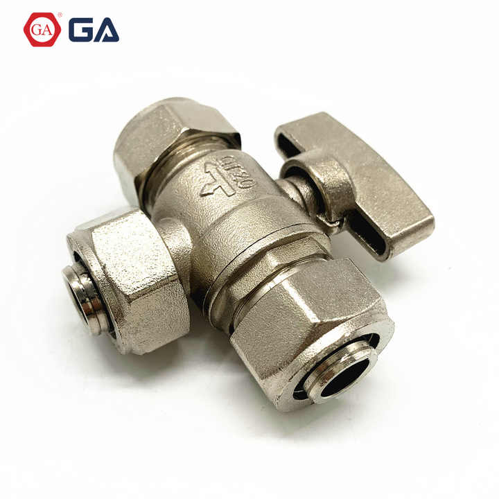 GA High Quality 3 Way Heating Equal Valve 16mm-32mm for HVAC System ...