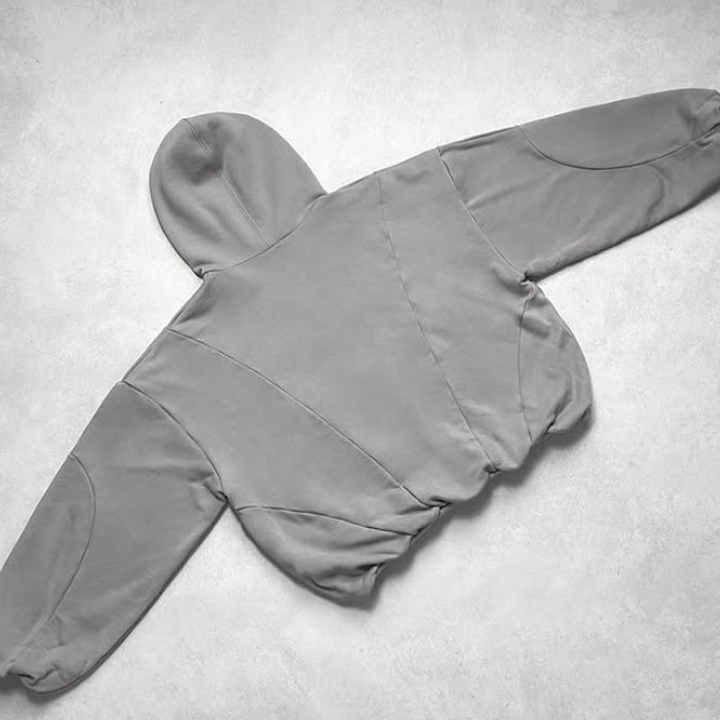 Distressed Cropped Raw Hem Cut Ash Washed Vintage Designer Men Boxy Fit ...