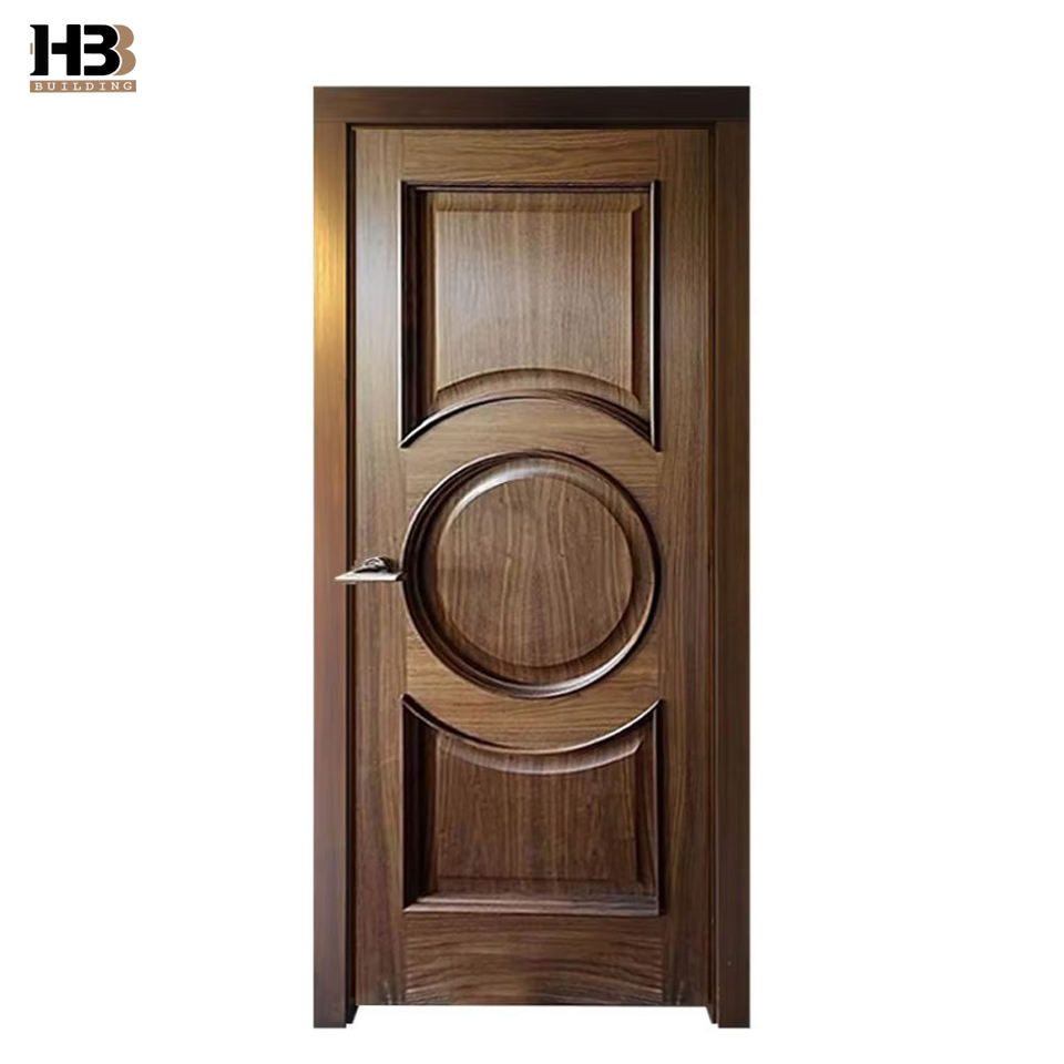 American Luxury Traditional Style Walnut Waterproof Prehung Solid ...