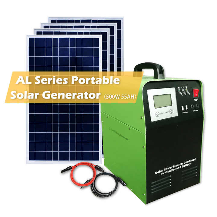 Portable Solar System for Home - 1500W Pure Sine Wave