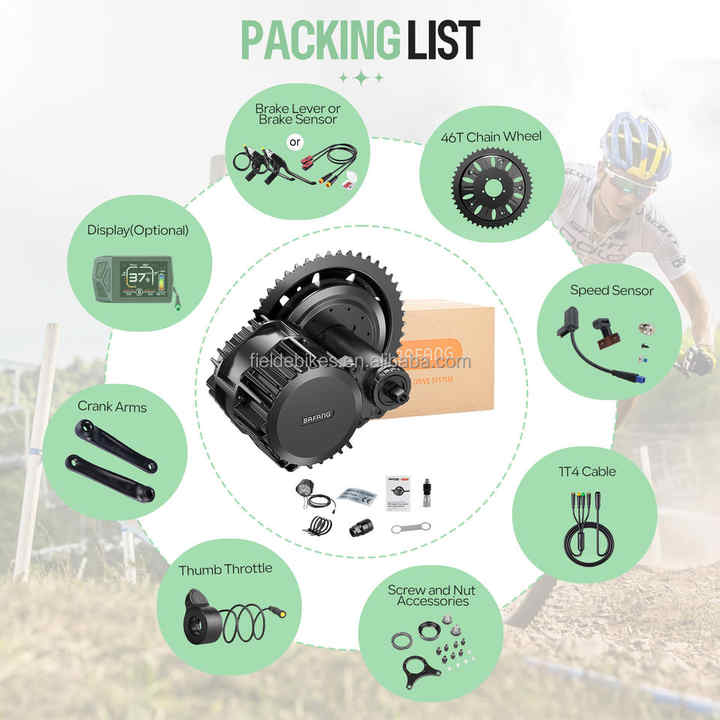 2026 Bafang más nuevo Bbshd CAN versión 48V 52V 1000W Bafang 8fun Ebike ...