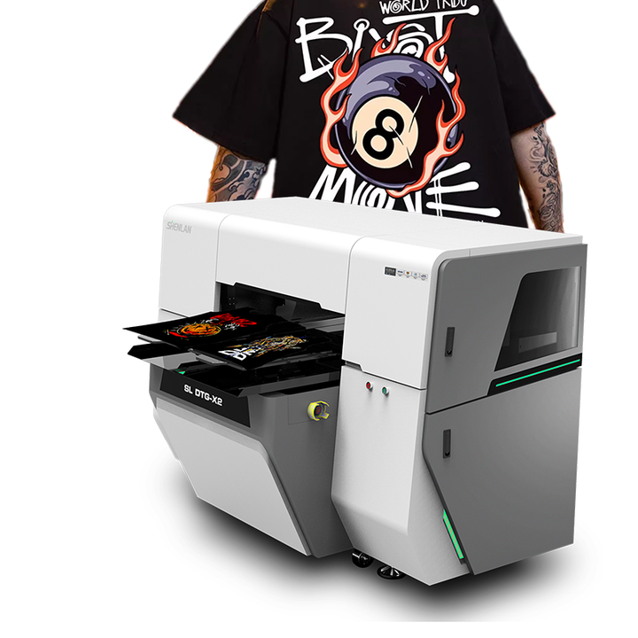 SHENLAN 9 Color I3200 Printhead Dtf and Dtg Printer