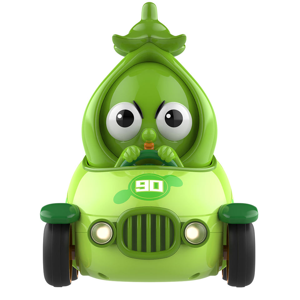 Pea-Shaped Stunt RC Racing Car - 2.4GHz 40m Control, 15km/h Fast Speed ...