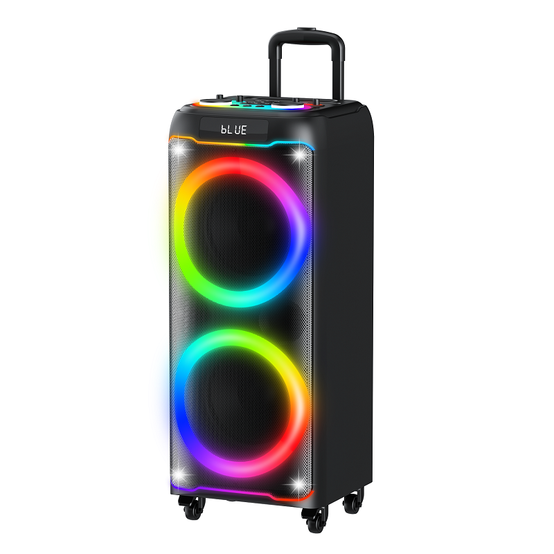 10 Inch Subwoofer Box Amplified LED Colorful Flashing Light Bafles ...