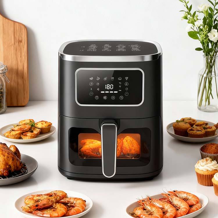 Household Oil-free Electric Multifunctional square 1450W 5L Single Pot ...