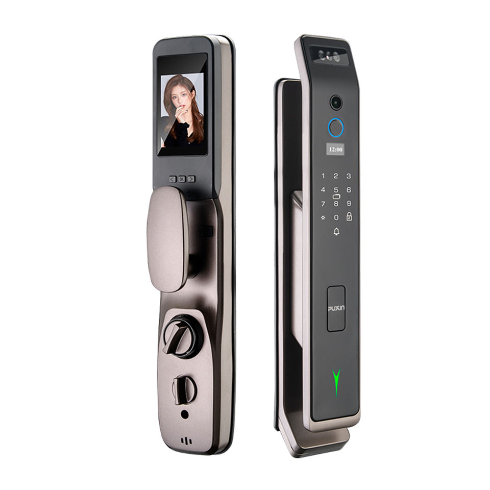 For Q26S Smart Door Lock 3D Face Recognition Aluminum Alloy Video ...