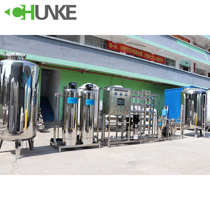 1m3ph Dual Stage Commercial Pure Water Dual Stage Reverse Osmosis ...