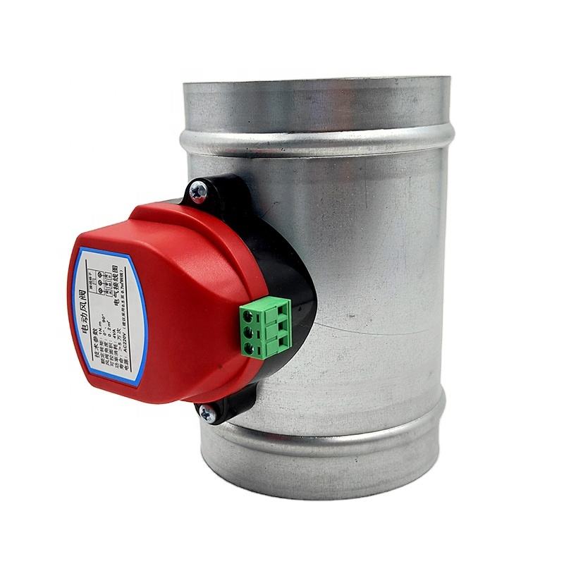 4 Inch Motorized Volume Control Air Damper for HVAC Systems ...