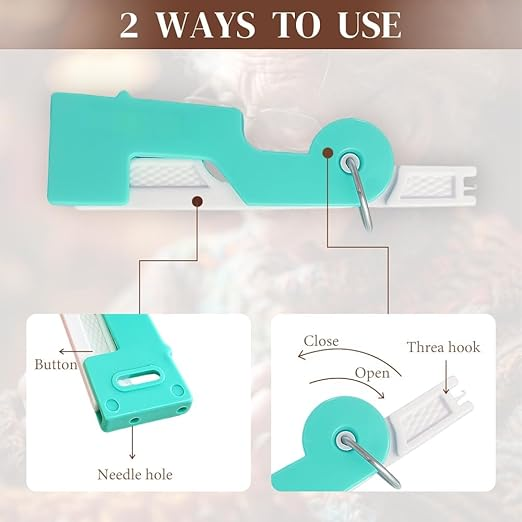 Wholesale Portable Auto Needle Threading Device Multi Color Plastic ...