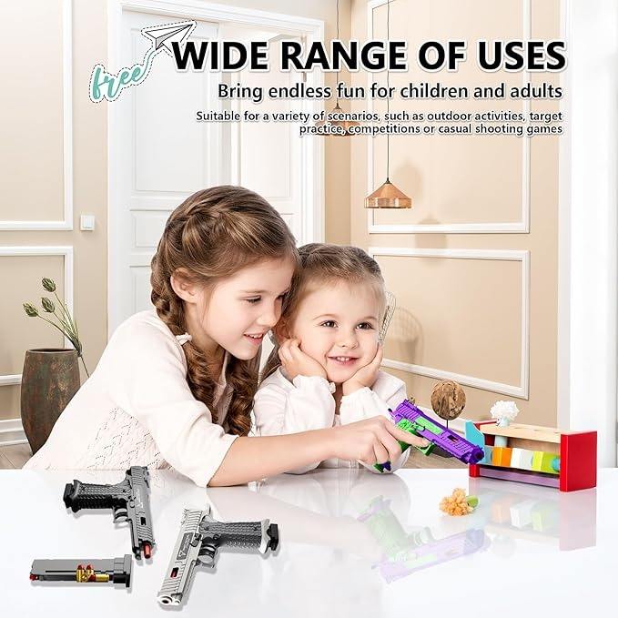Oyuncak Tabanca Kabuğu - Çocuklar ve Yetişkinler için Eğlence ve Güvenlik