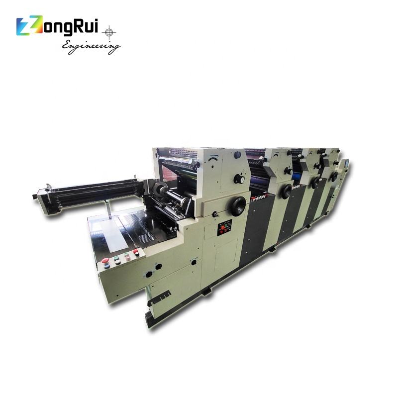 4 Colors Offset Printing Machine With Numbering&Perforation 620x450mm ...
