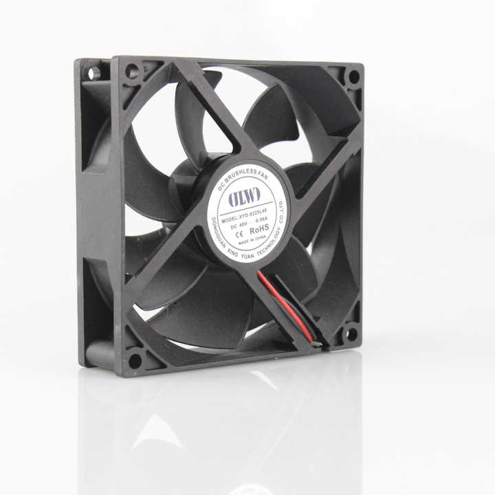 9225 12V 24V 48V Dc Multifunction Cooling Fan 92x92x25mm Brushless Fan PWM Waterproof Plastic ...