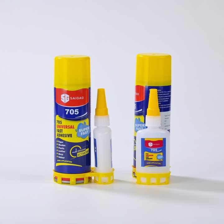 MDF KIT 400ml 705 Fast Adhesive Glue with Activator Clear Super Glue ...