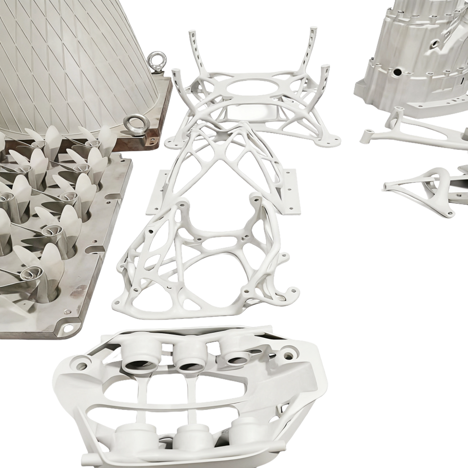 Custom Precious Metals 3D Printing Services MJF SLS SLM High Quality ...