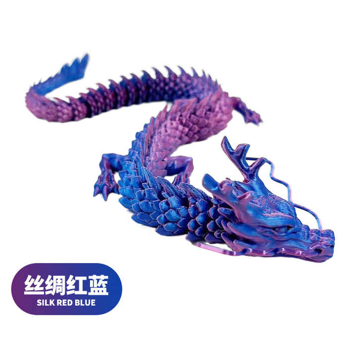 3D Printed Joint Chinese Dragon Children's Toy Model
