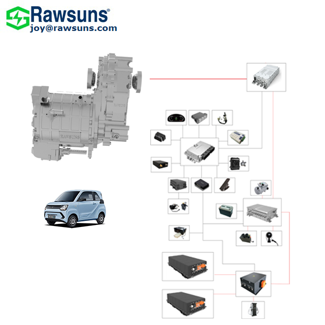 144V 15Kw 40Kw Ev Conversion Kit Electric Ac Motor Battery Dashboard ...