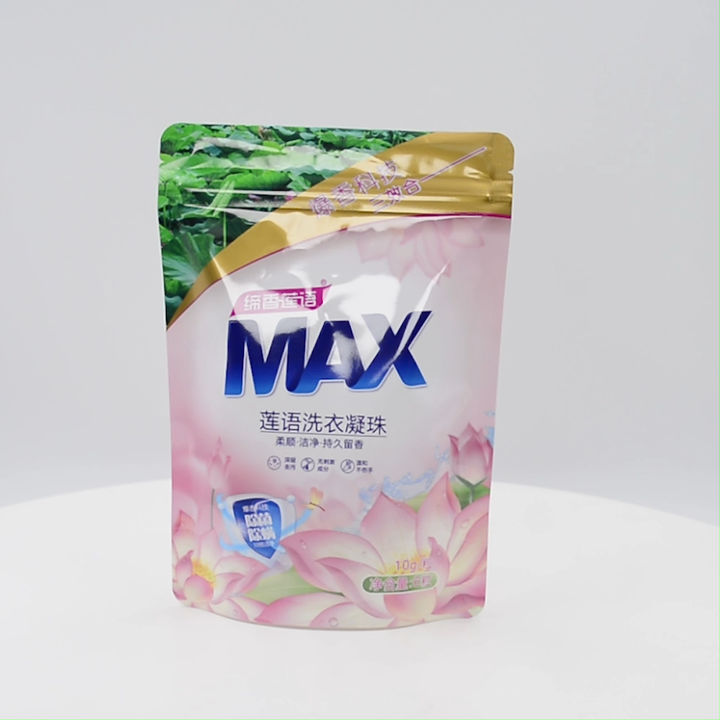 Custom Printed Laminated Resealable Plastic Packaging Detergent Powder ...