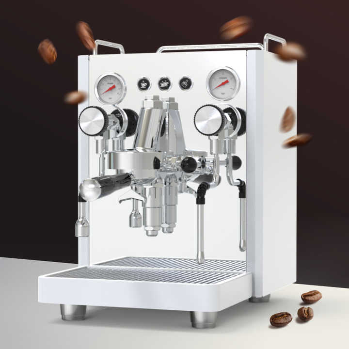 Italian Commercial Semi Automatic Cafe Coffee Espresso Machine Self ...