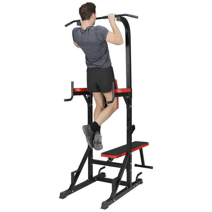 Portable Foldable Home Gym Power Tower Station Steel Body Building ...