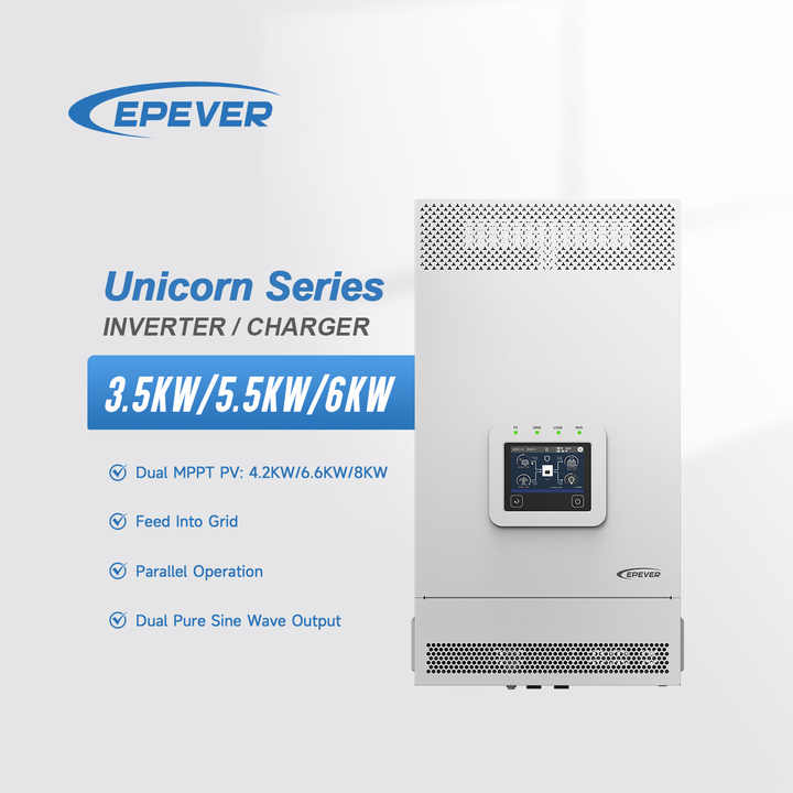 Epever Hybrid Solar Inverter 6kw 6kva 6000w 48v 220V Single Phase Off Grid Power Convertisseur ...