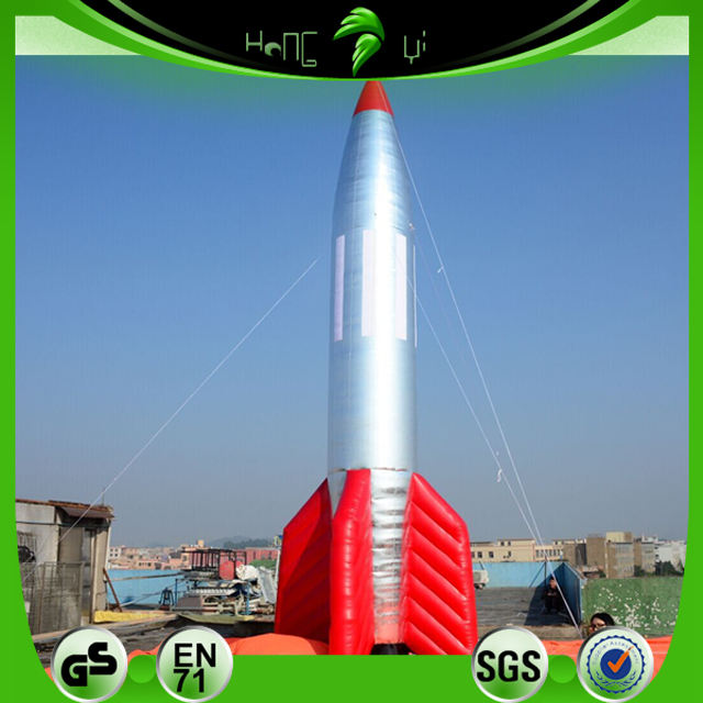 Inflatable Space Rocket Custom Logo Durable PVC Toy for Party ...