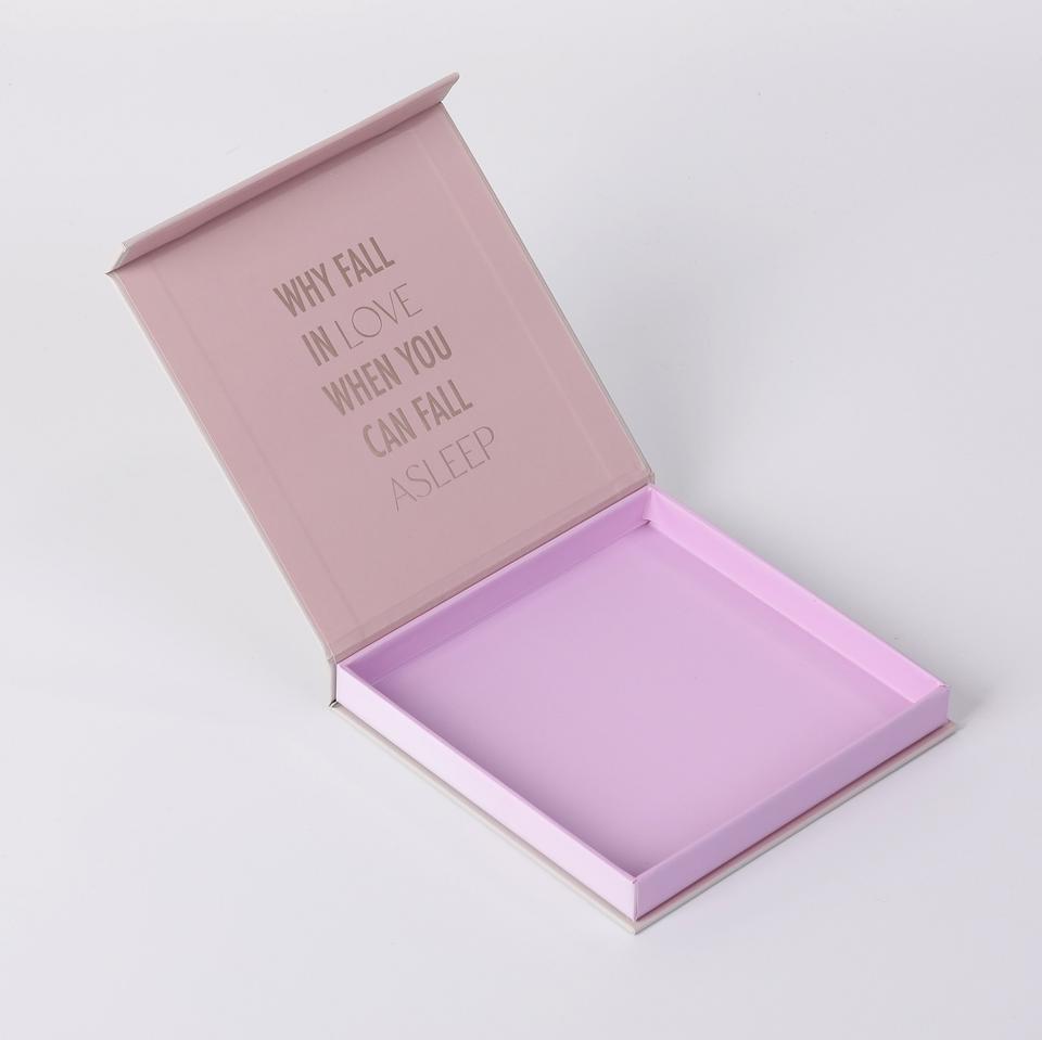 Luxury Custom Logo Book Style Flip Box Magnetic Closure Rigid Paper ...