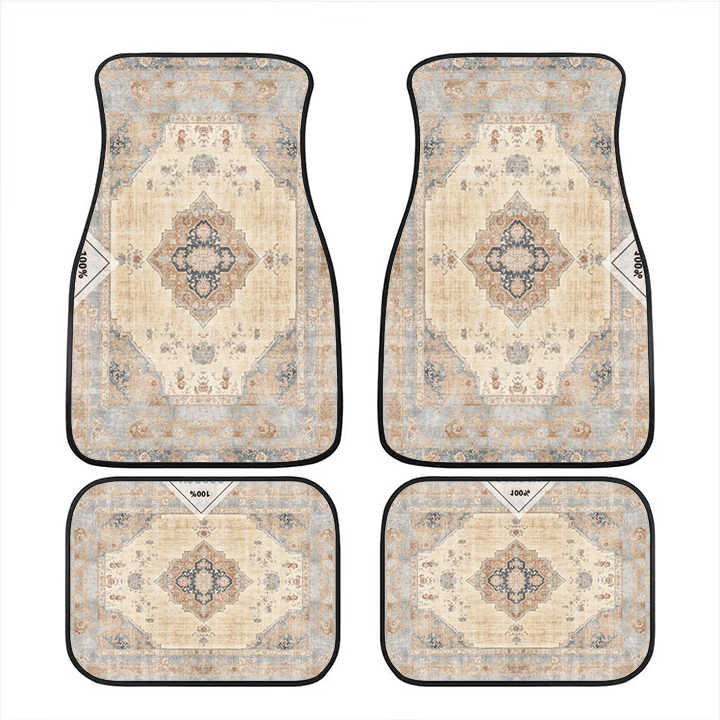 Custom Printed Carpet Bohemian Moroccan Style Printed Car Foot Mat Anti ...