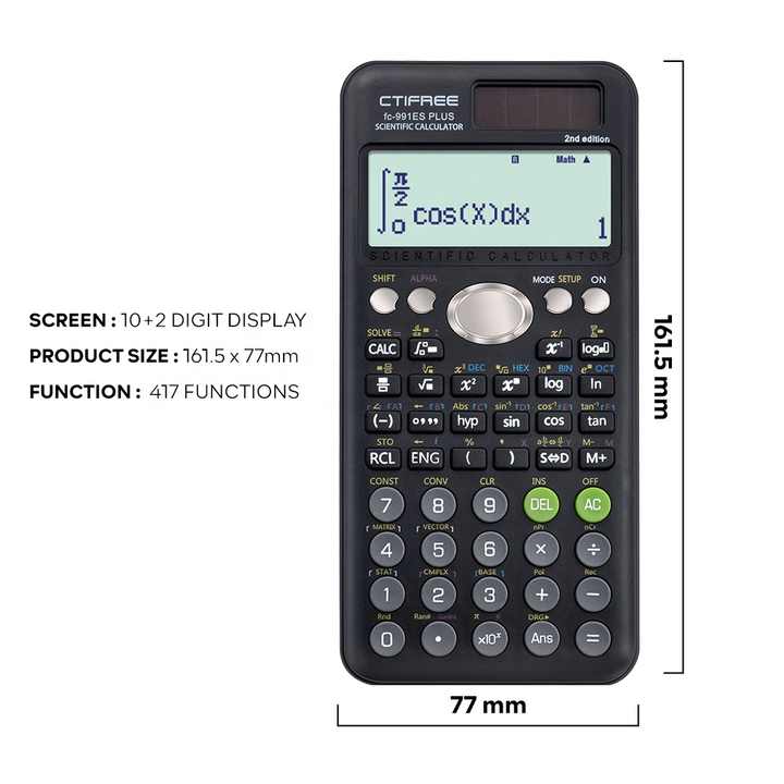 417 Functions Scientific Calculator - FX-991ES Plus