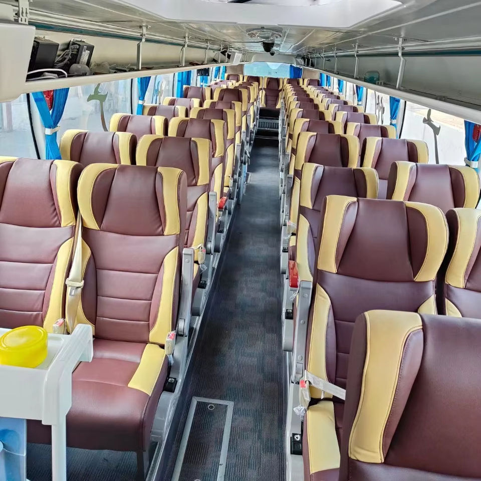 Customized Color Omnibus Passenger Train Leather Luxury Bus Seat with ...