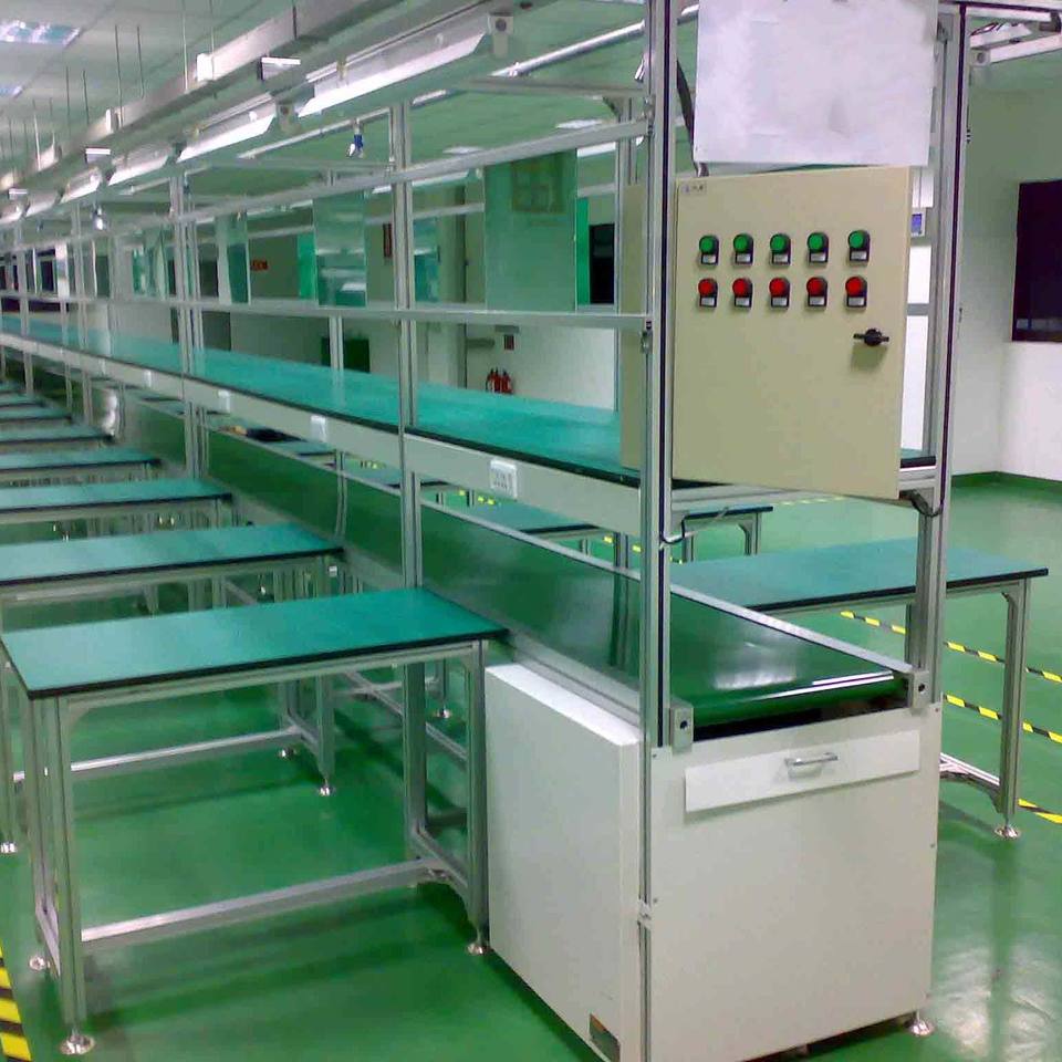 SENTAO Production Assembly Line Belt Conveyor Belt Conveyor Workbench ...