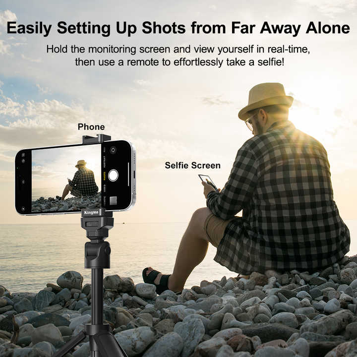 Kingma Wireless Magnetic Selfie Vlogging Kit - 3.97in Screen