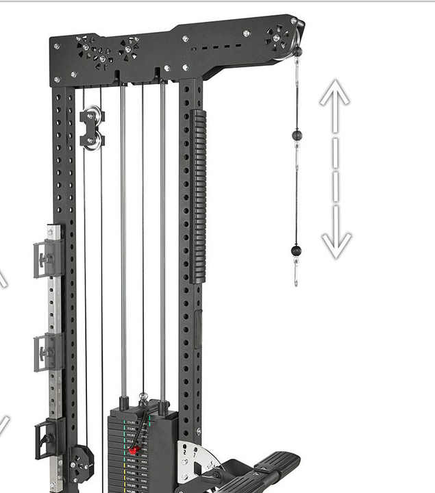 Plate Loaded Lat Pulldown Low Row Machine for Powerlifting